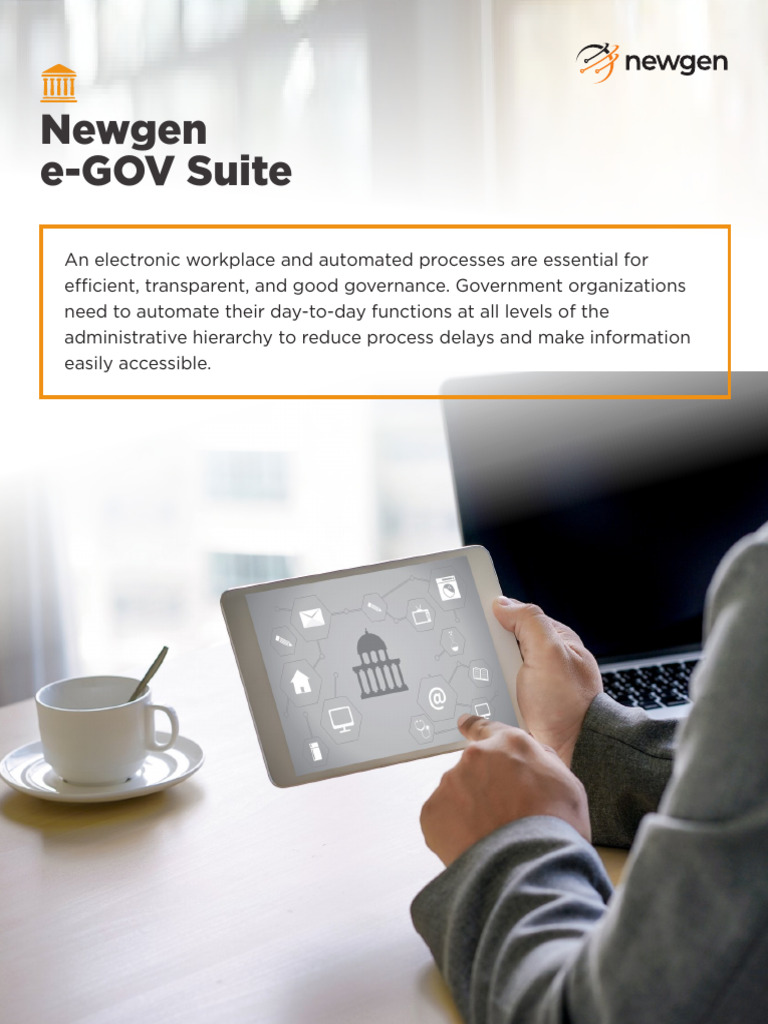 Brochure_ Newgen solutions for eGov Office | PDF | E Government | Computing