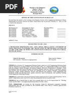 Resolution Requesting For Financial Assistance | PDF