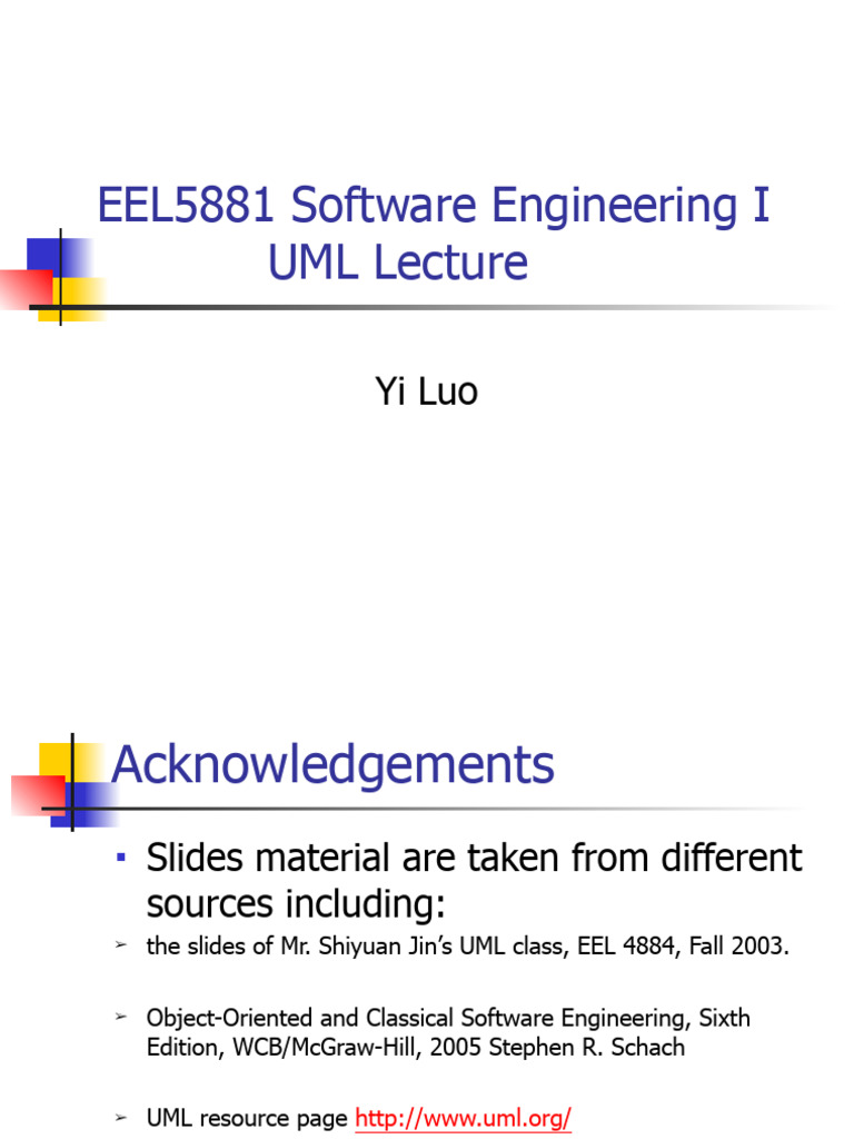 Umllecture Pdf Unified Modeling Language Use Case 