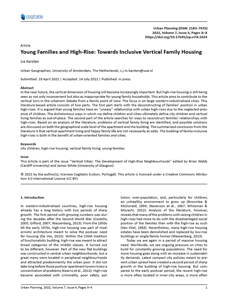 Vertical Family Living Insights | PDF | Apartment | Suburb