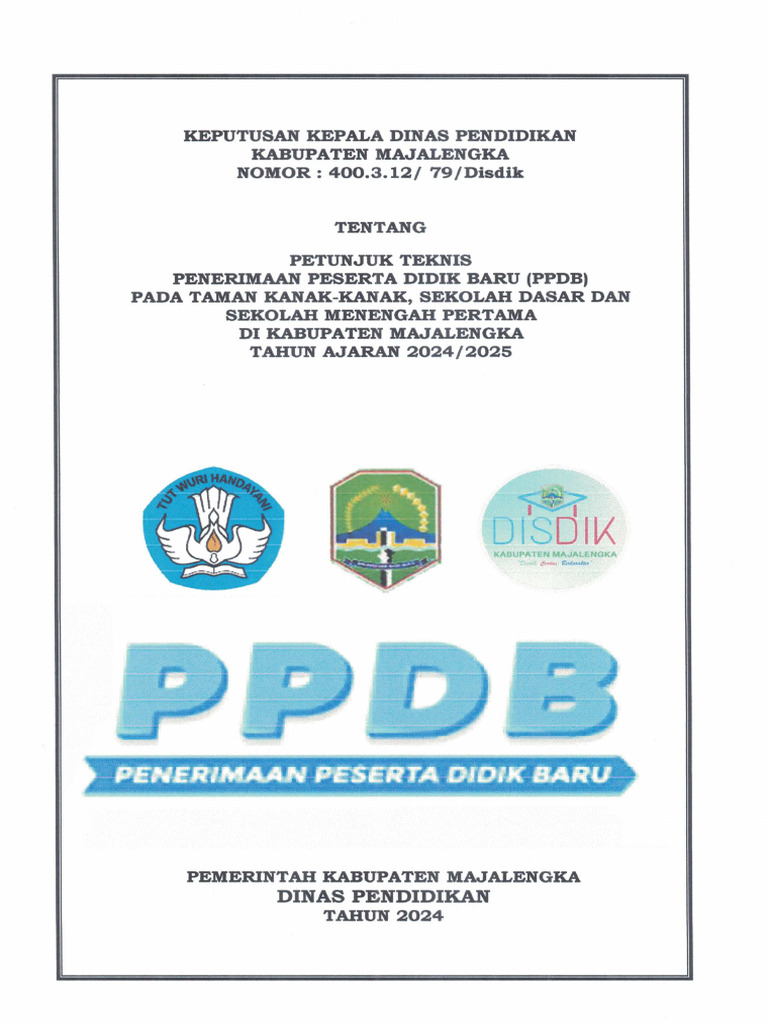 Juknis PPDB Ta.2024-2025 Fix | PDF