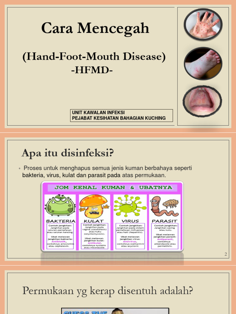 PRESENTATION HFMD - Edaran | PDF