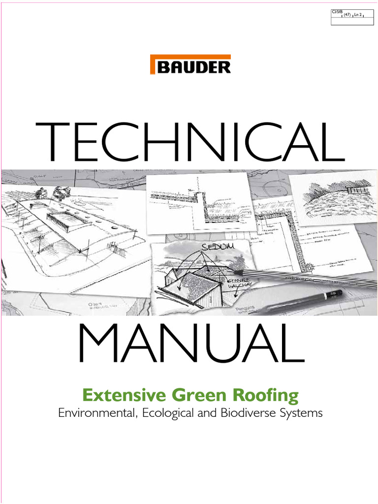 Bauder Extensive Green Roof System Guide | PDF | Atmosphere Of Earth | Roof