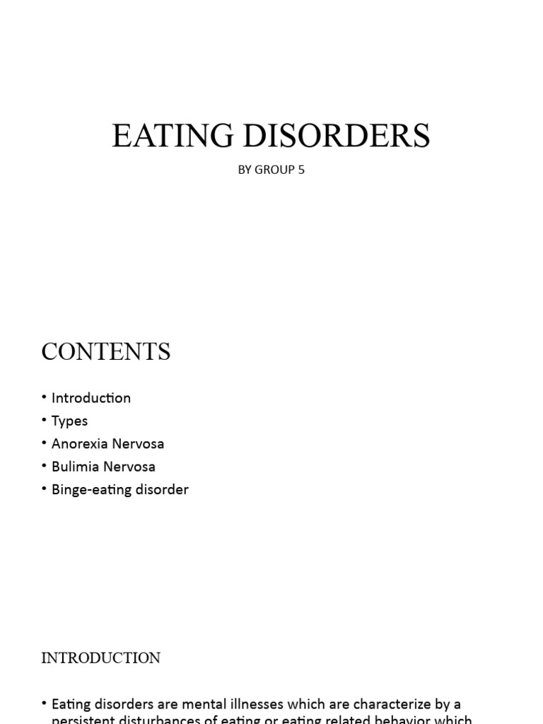 Eating Disorders | PDF | Eating Disorder | Anorexia Nervosa