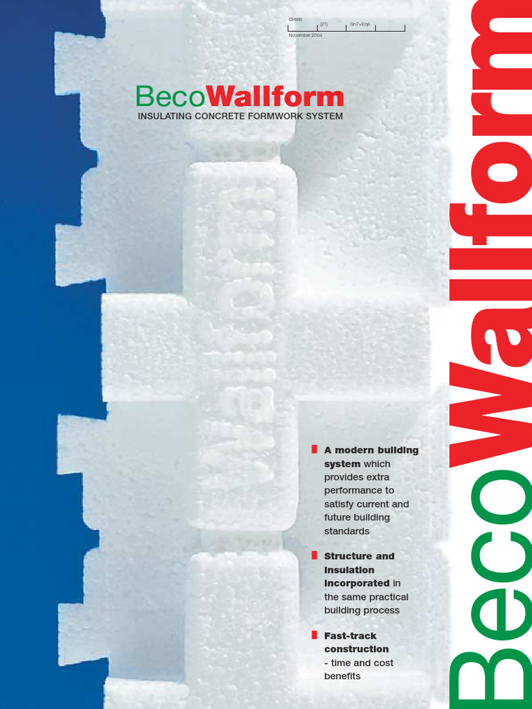 Beco WallForm | PDF | Concrete | Building Materials