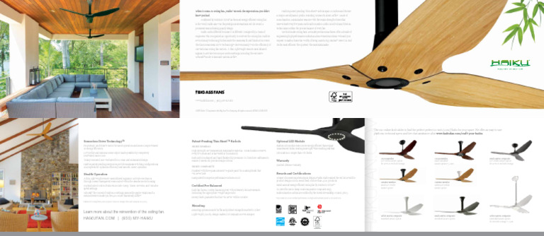 Haiku Brochure | PDF | Light Emitting Diode | Efficient Energy Use