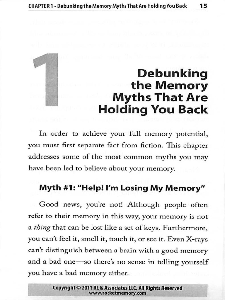 Rocket Guide To Your Mind & Memory-1 | PDF
