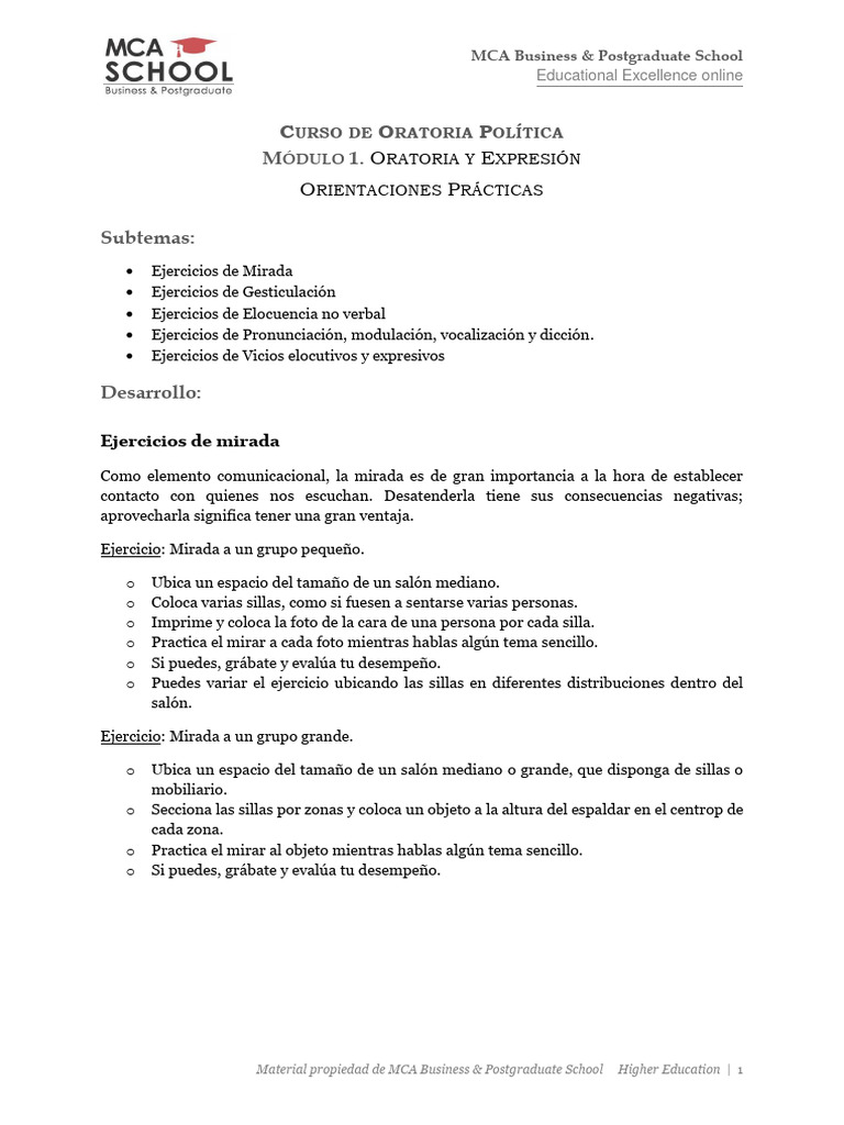 Orientaciones Practicas - Modulo 1 | Descargar gratis PDF | Comunicación humana