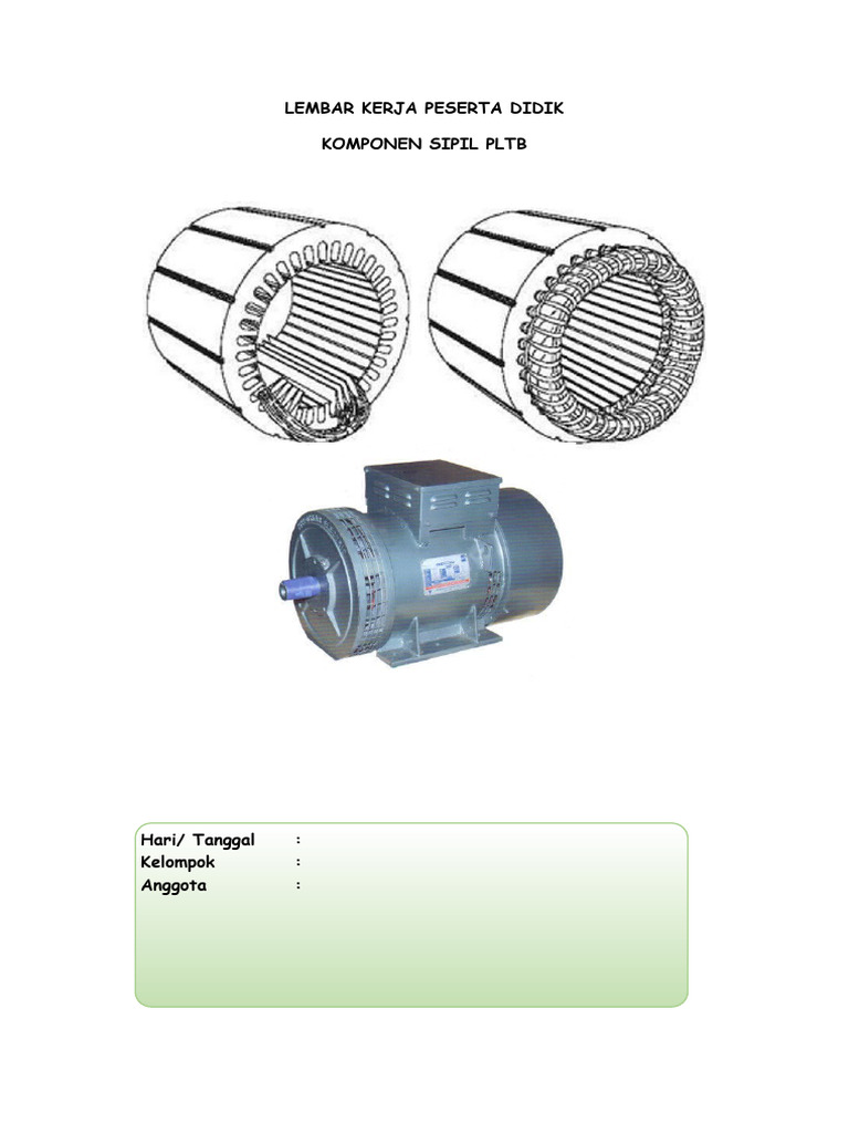 Lembar Kerja Peserta Didik Komponen Sipil PLTB | PDF
