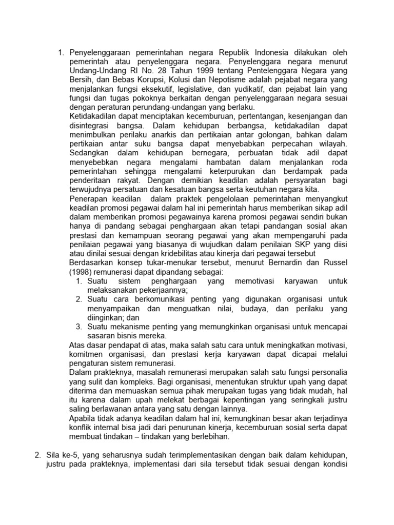 Tugas 2 Etika Administrasi | PDF