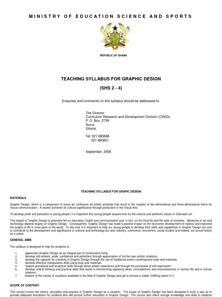 Graphic Design Lesson Plan | PDF | Educational Assessment | Knowledge