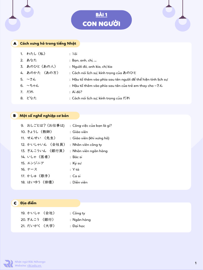 Ebook-T V NG N5-Bài 1 | PDF