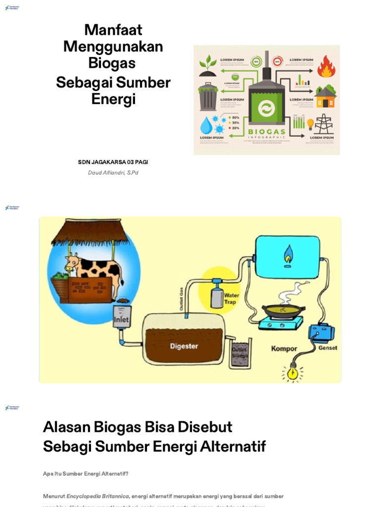 Manfaat Biogas sebagai Energi Alternatif | PDF