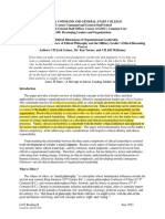 Understanding the Army Ethic Framework | PDF | Value (Ethics) | Profession