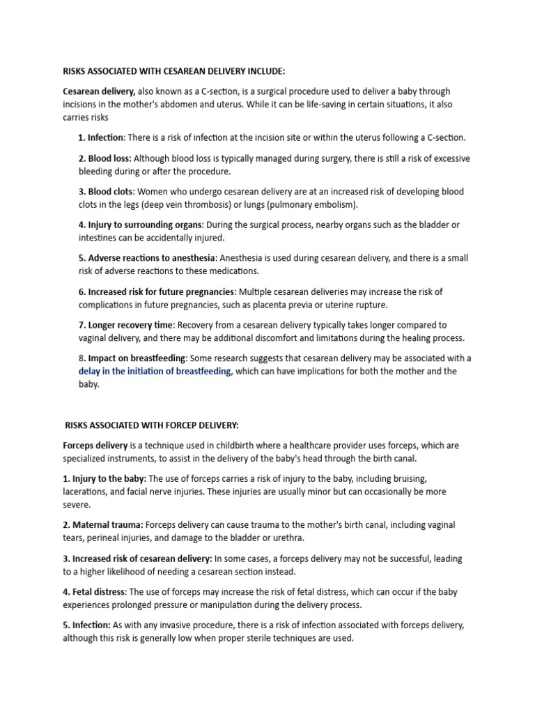 Risks-Of-Delivery-Related-To-The-Ff.-Factors 2 | PDF | Childbirth ...