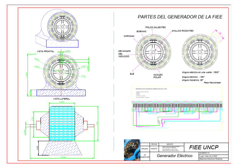 generador de la fiee (3)-Model | PDF | Ingenieria Eléctrica | Máquinas