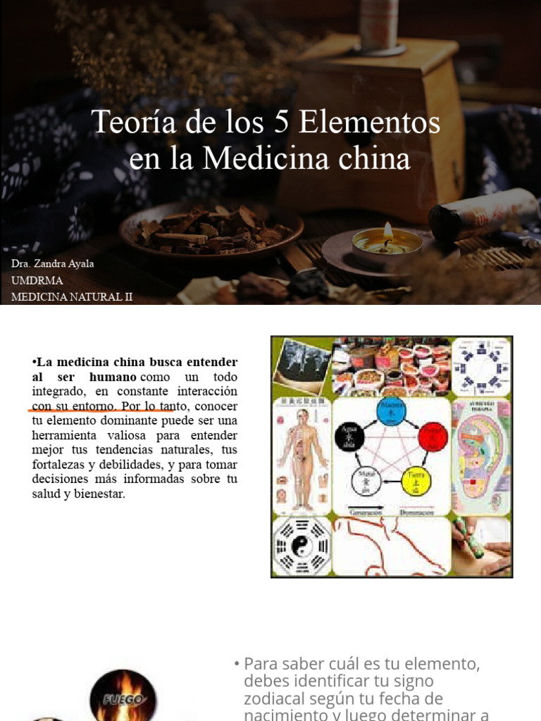 Teoría de los 5 Elementos en Medicina China | PDF | Relaciones ...