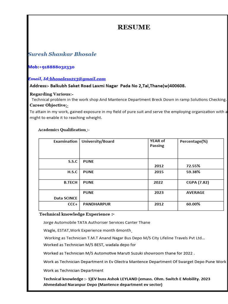 RESUME - Ev EV 2 | PDF | Manufactured Goods | Motor Vehicle
