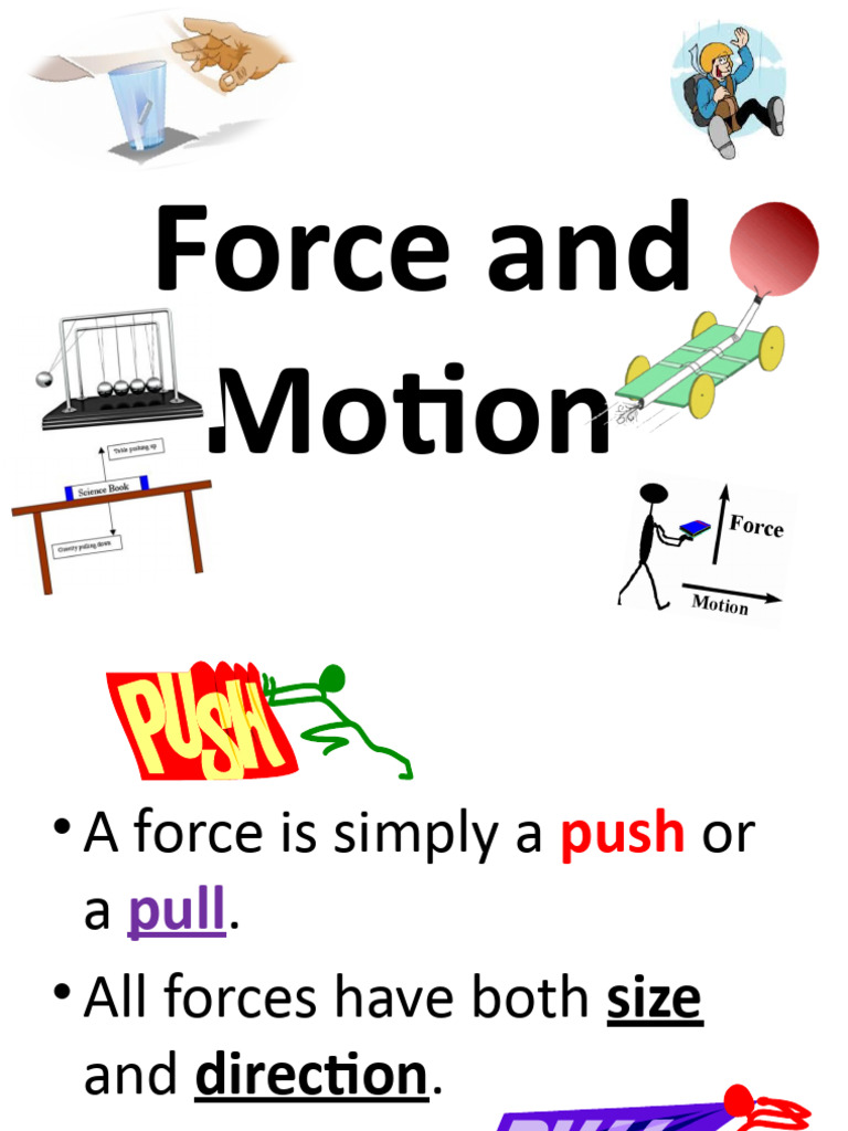 Force and Motion | PDF | Force | Speed