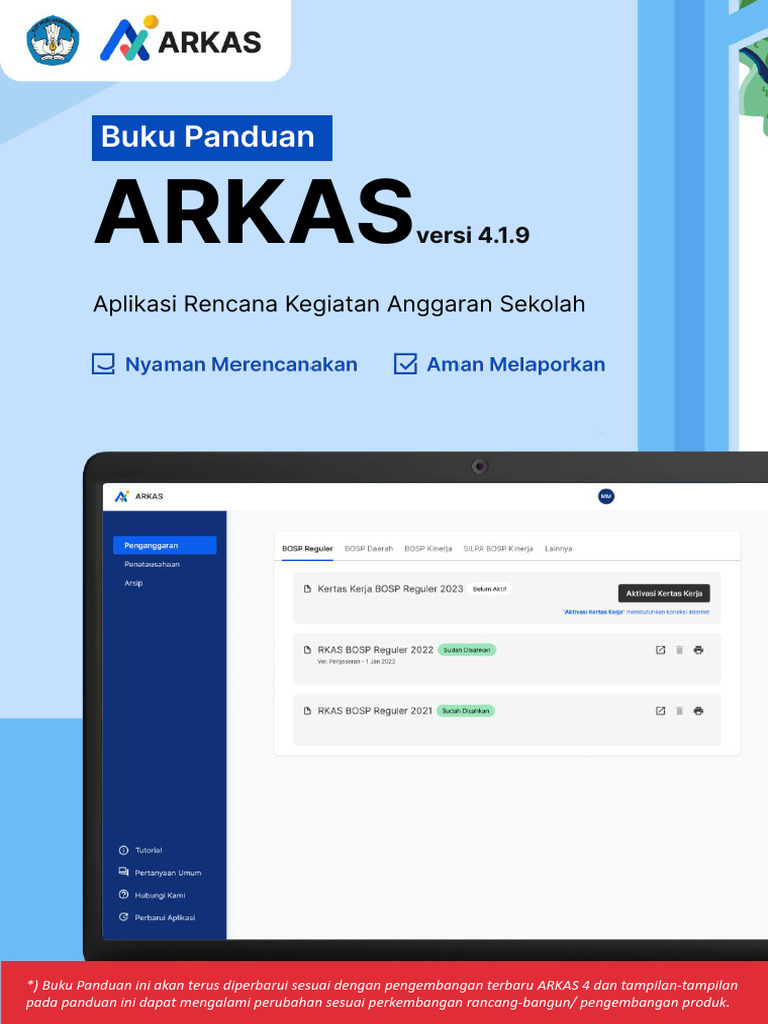 Buku Panduan ARKAS 4 Versi 4.1.9 | PDF