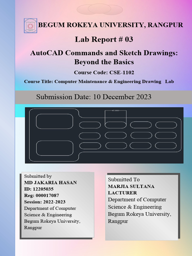 LAB Report 3 CSE-1102 | PDF | Software | Computing