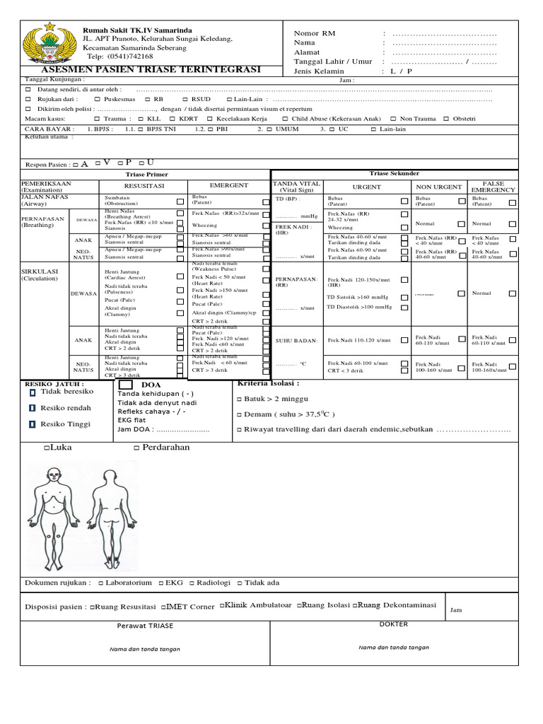 Form Triage 7 RIM | PDF