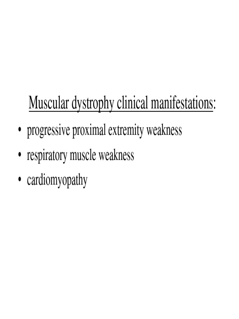 Dystrophy Muscular Progressive | PDF | Muscular Dystrophy ...
