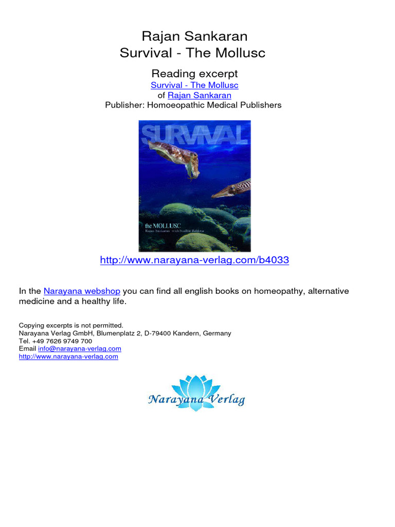 Survival - The Mollusc by Rajan Sankaran | PDF | Mollusca | Paleozoic ...