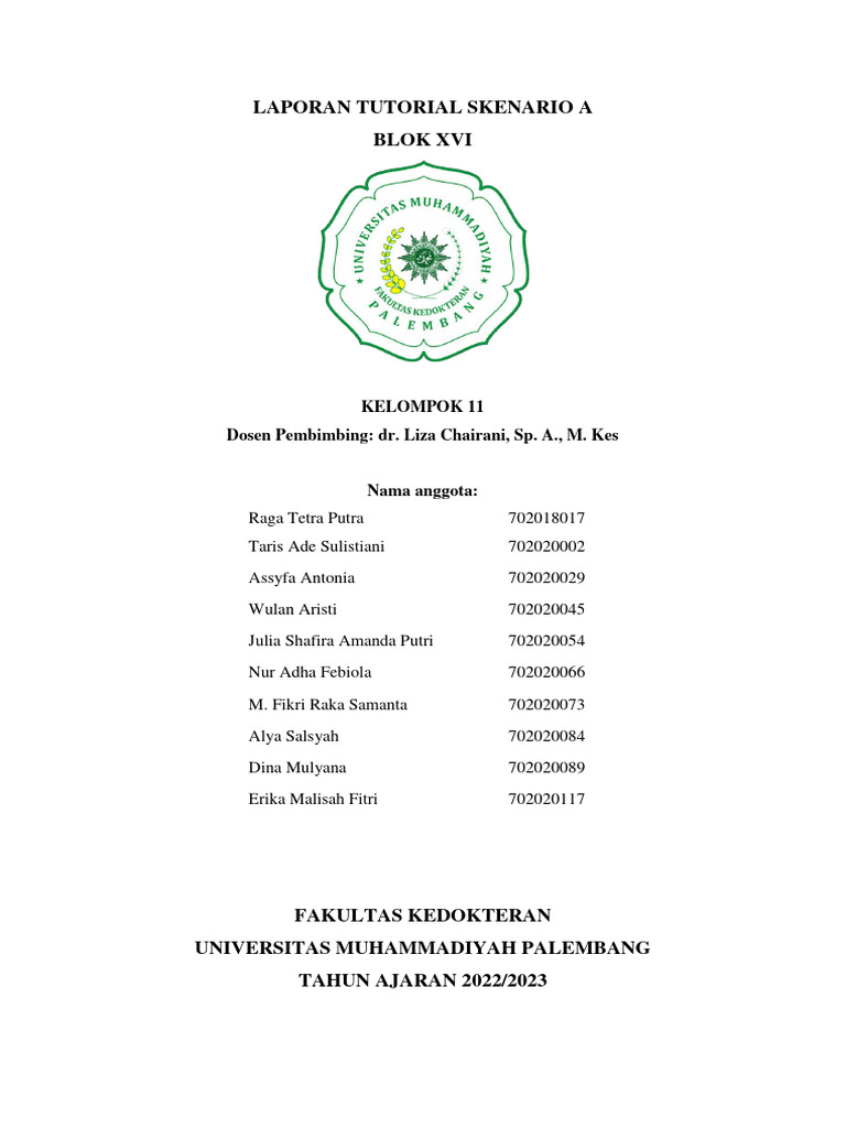 Laporan Tutorial A Kel 11 Blok 16 | PDF