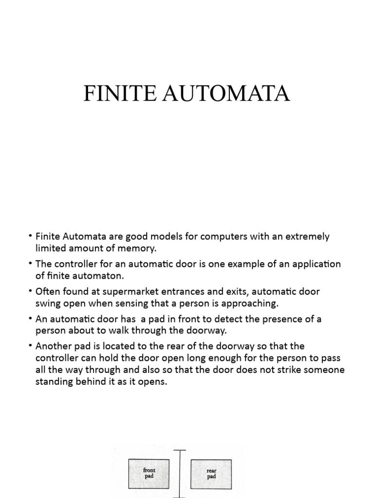 Finite Automata | PDF | Mathematics | Mathematical Logic