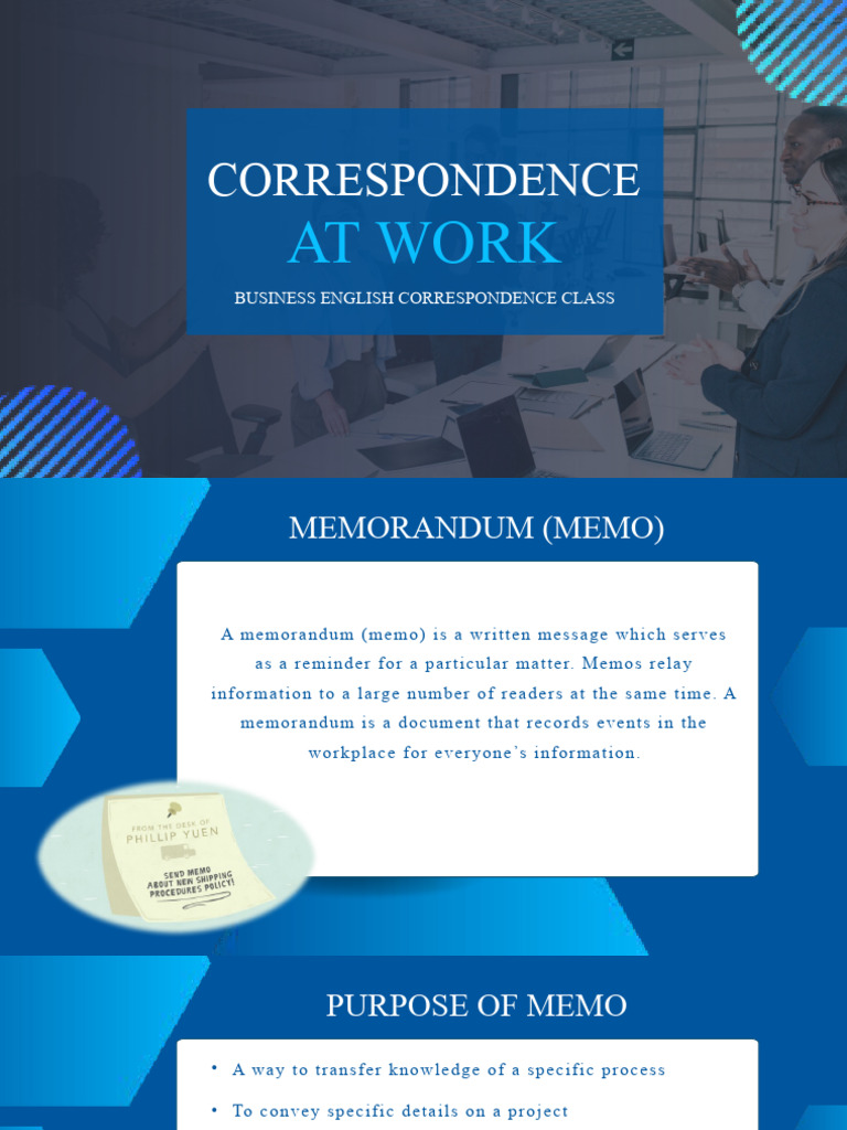 Business English Memo | PDF | Memorandum | Sources