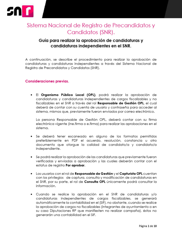 Guia Aprobacion Candidaturas | PDF | Contraseña | Información