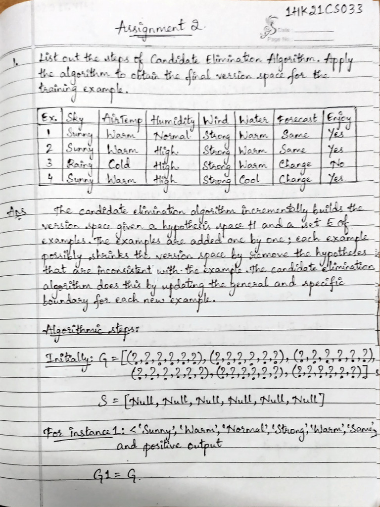 033 - AIML Assignment 2 | PDF