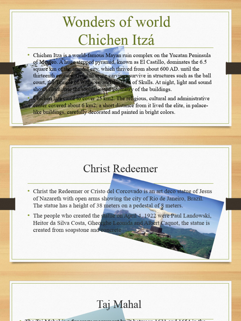 Wonders of World | PDF