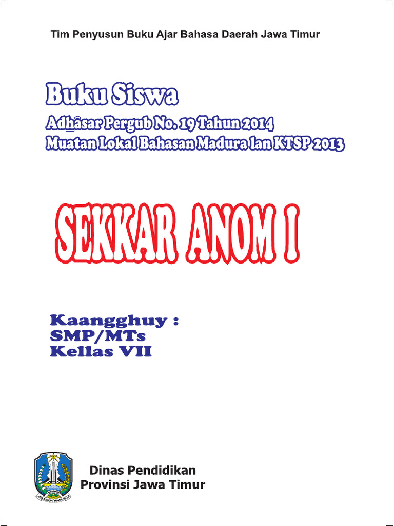Cover Identitas Sekkar Anom | PDF