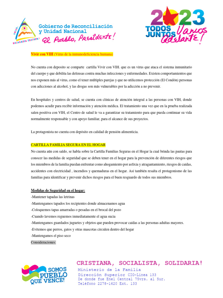 Cartillas 240506 225138 | PDF | VIH | Menopausia