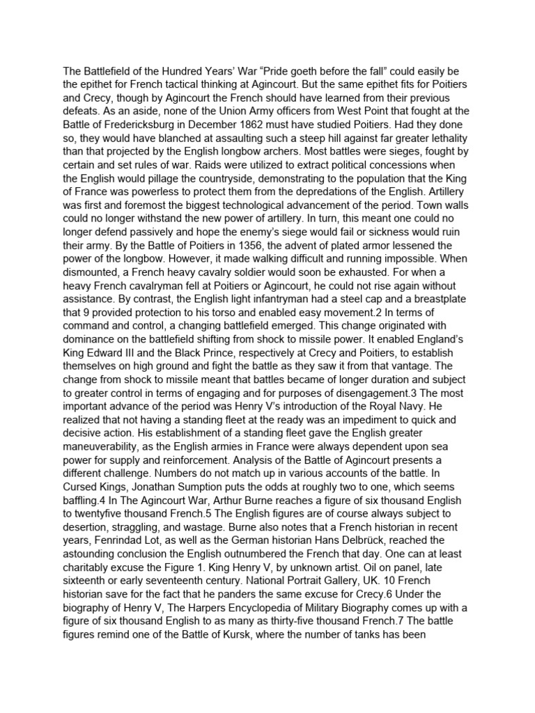 Continuous Struggle | PDF | Battle Of Agincourt | Cavalry