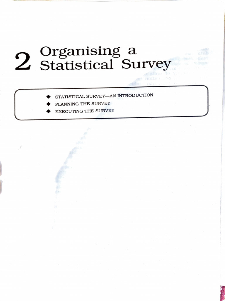 Introduction to Statistical Surveys | PDF | Survey Methodology | Statistics