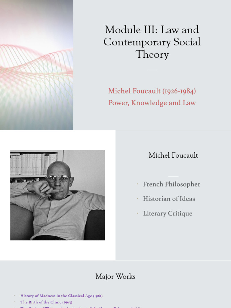 Foucault's Discourse and Power Theory | PDF | Discourse | Michel Foucault