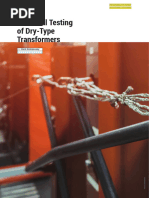 Power Transformer Testing Procedures | PDF | Transformer | Electrical ...
