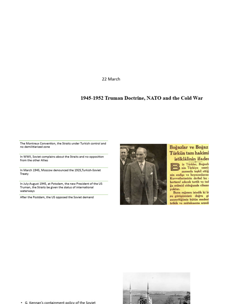 Turkey & The Truman Doctrine | PDF | Turkey | Global Politics
