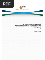 2024 Msü Soruları | PDF