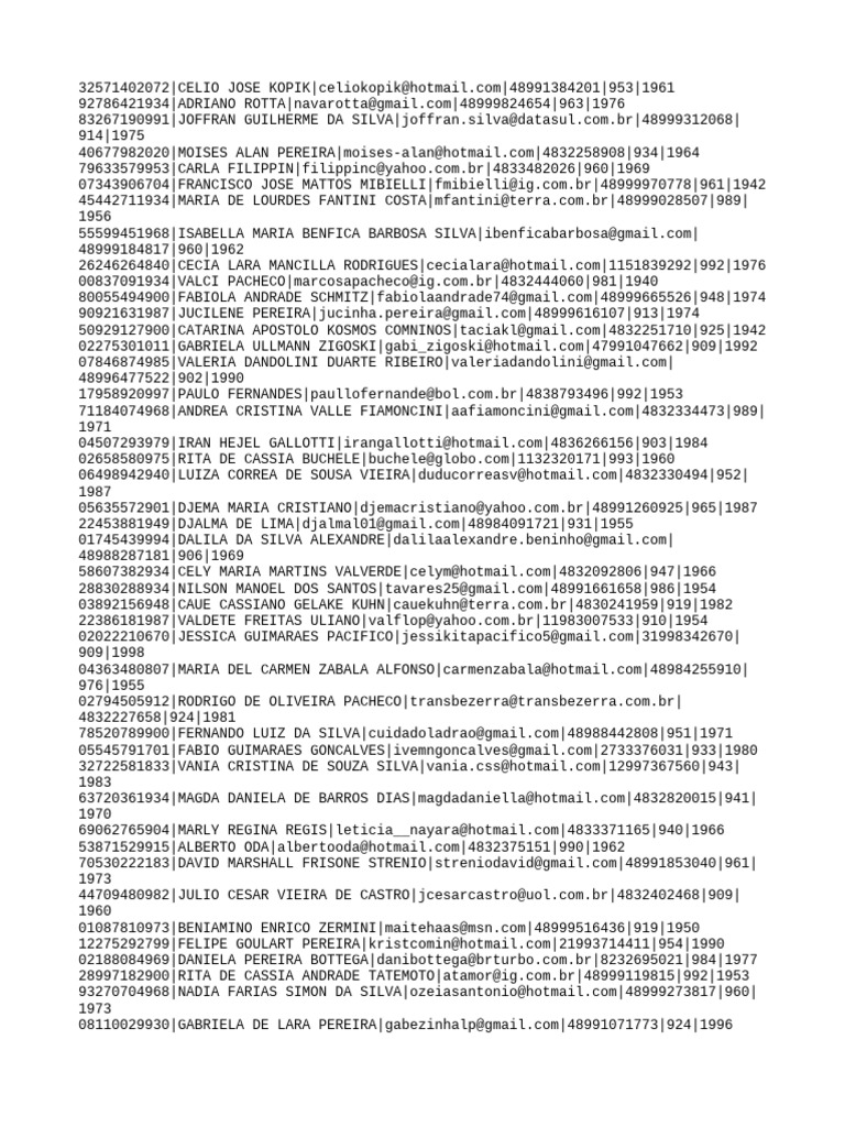 Export TXT 8070 | PDF | Brazil Export TXT 8070 | PDF | Brazil