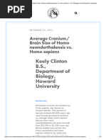 Cranial Capacity Tables | PDF | Homo | Paleoanthropology
