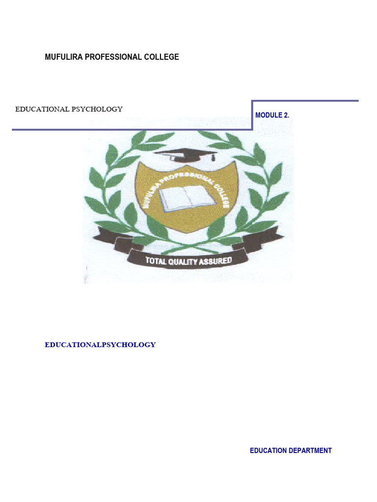 Educ Psychology Module 2 | PDF | Intellectual Giftedness | Learning