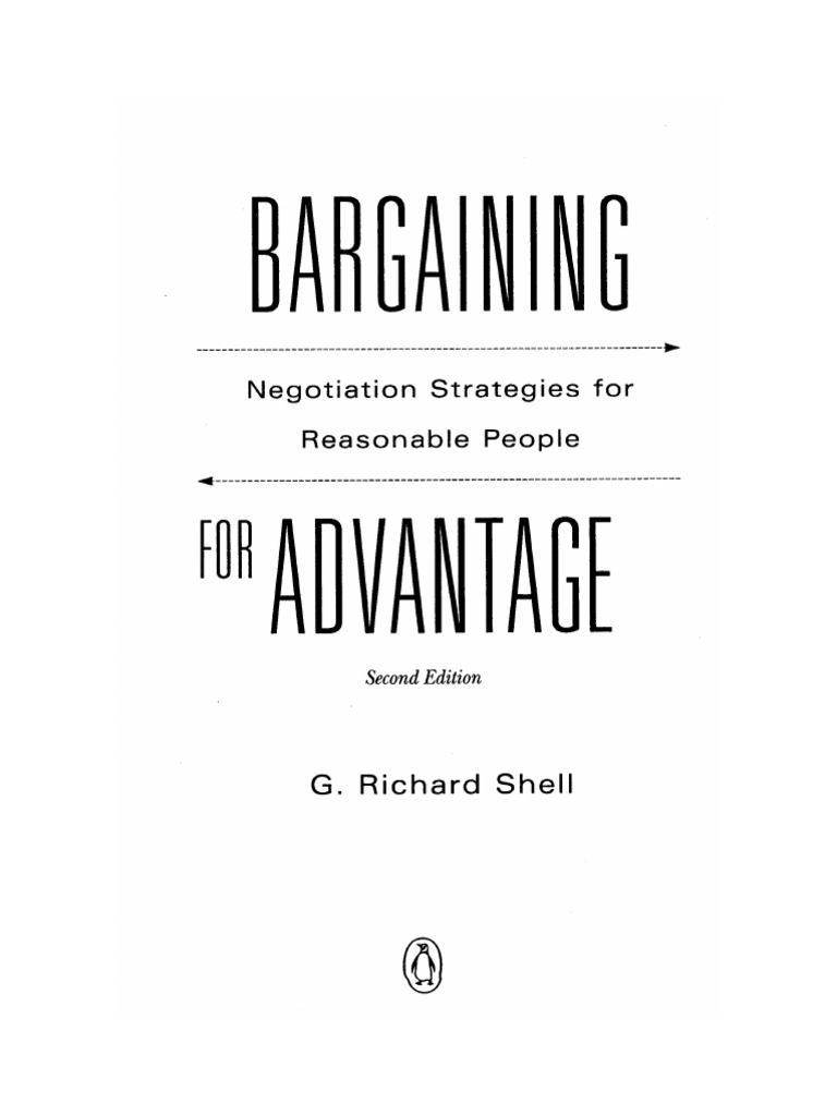 Bargaining Styles Assessment Tool | PDF