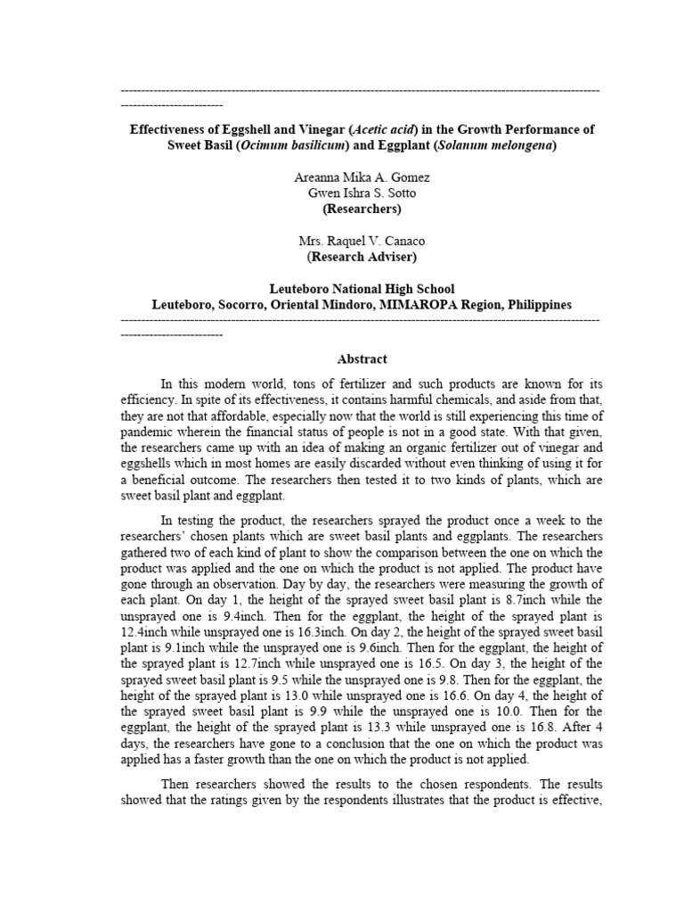 Abstract Example | PDF