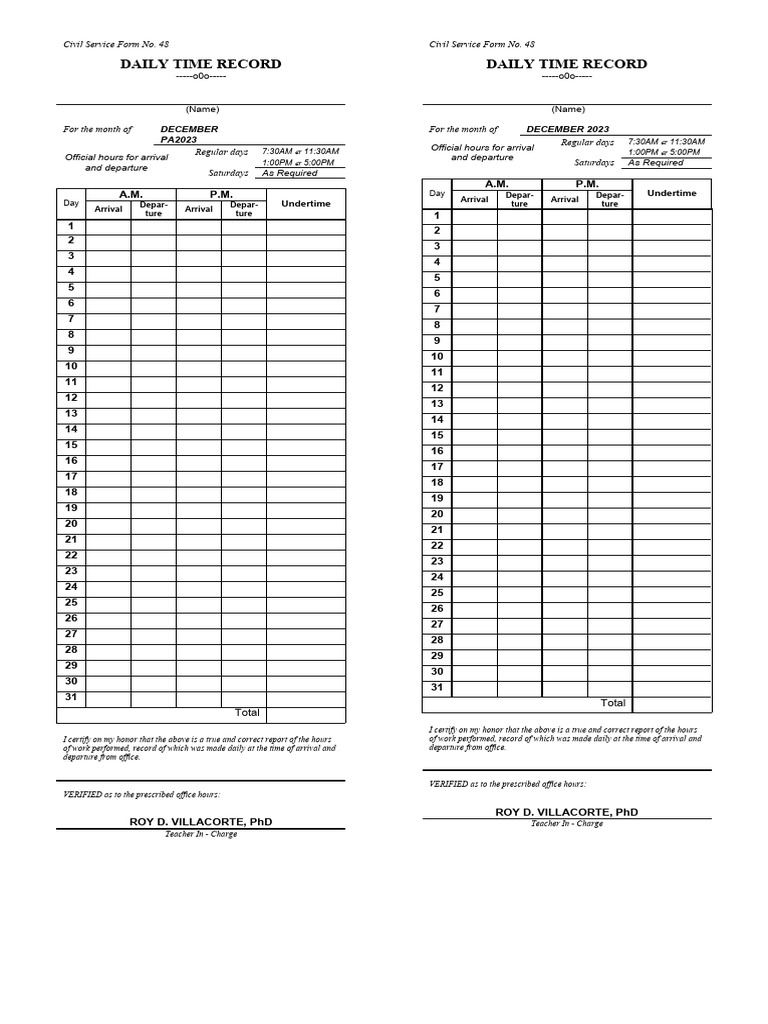 Form48 2023 | PDF