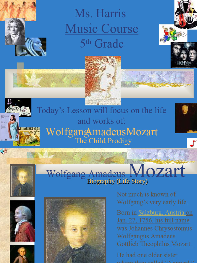 Powerpoint Harris | PDF | Wolfgang Amadeus Mozart | Classical Music