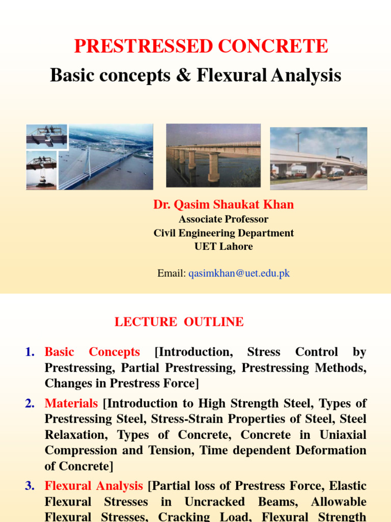 1-Basics of Prestressed Concrete | PDF | Prestressed Concrete | Concrete